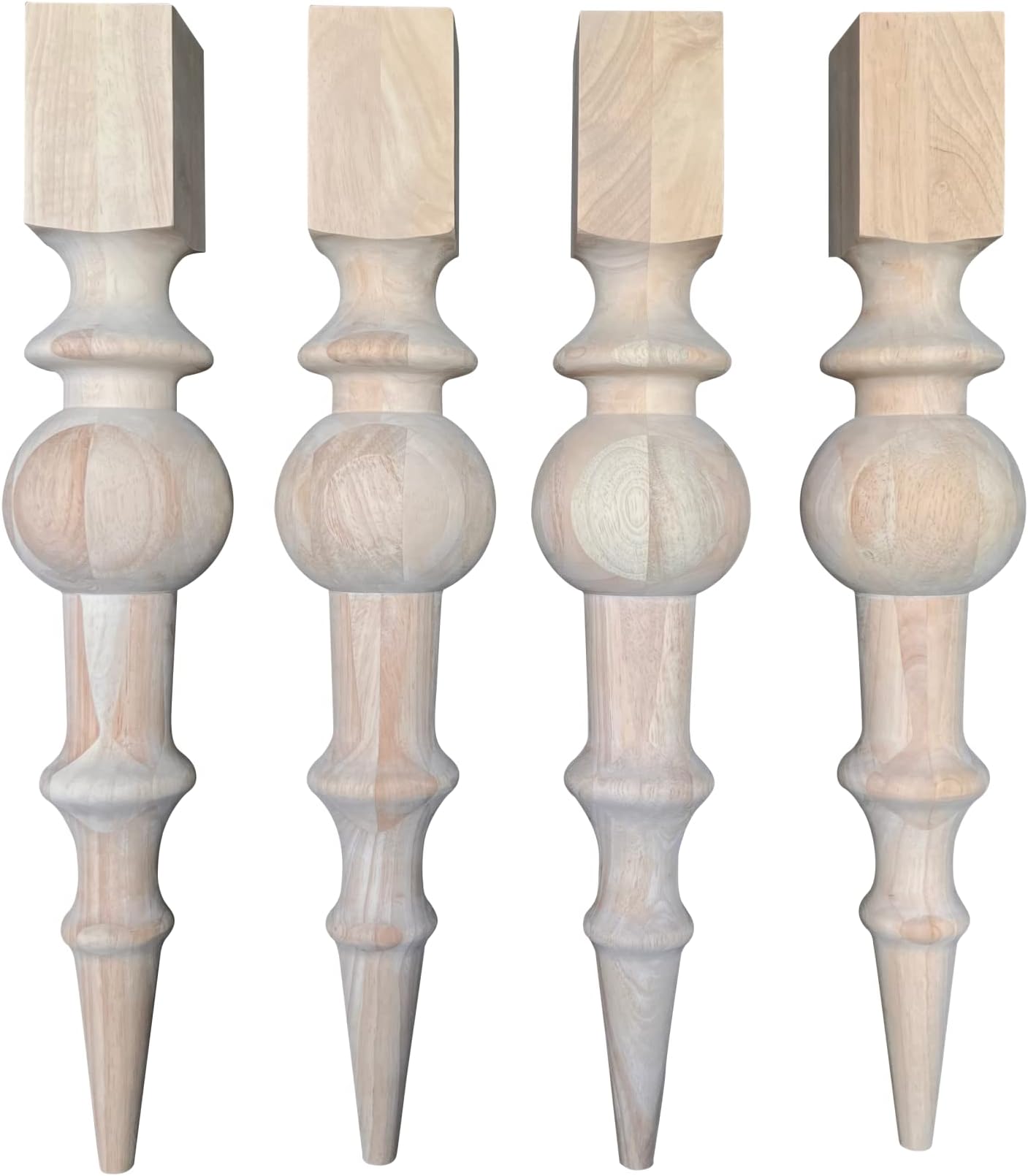 Amazon.com: DESIGN 59 28.5" Unfinished Wood Table Legs (Set of 4 ...