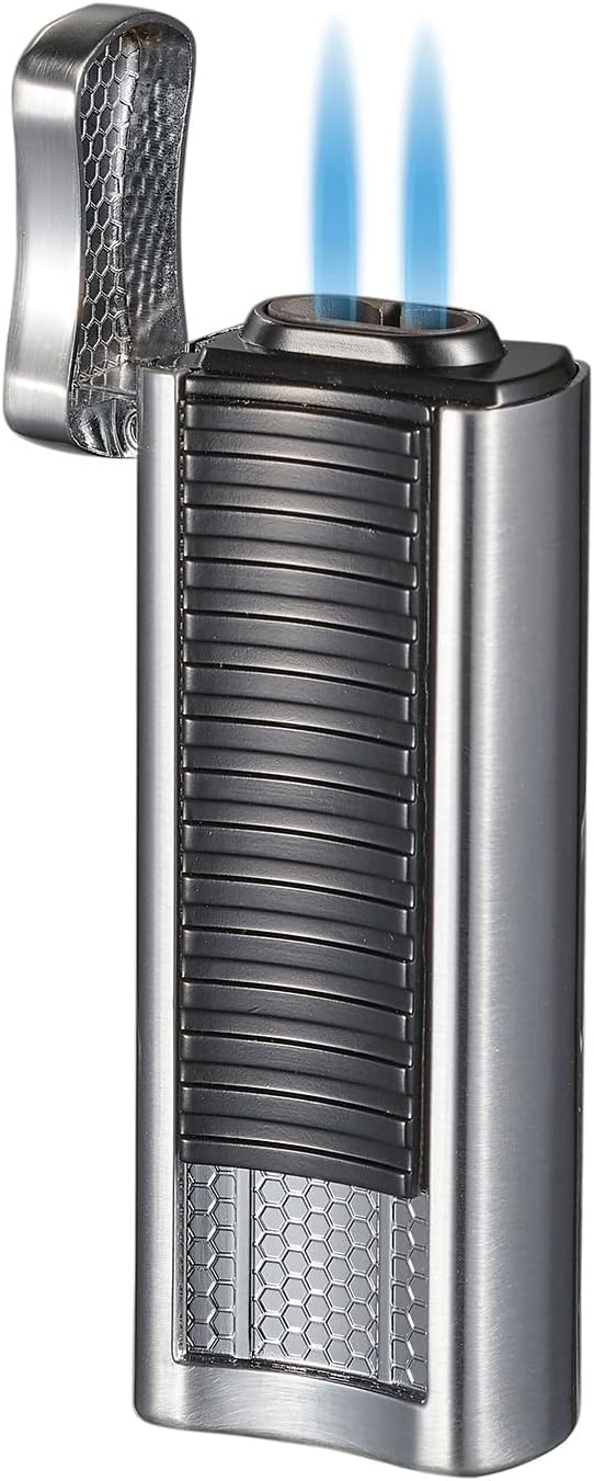 Amazon.com: Visol Tiger Double Flame Butane Torch Refillable Gas ...