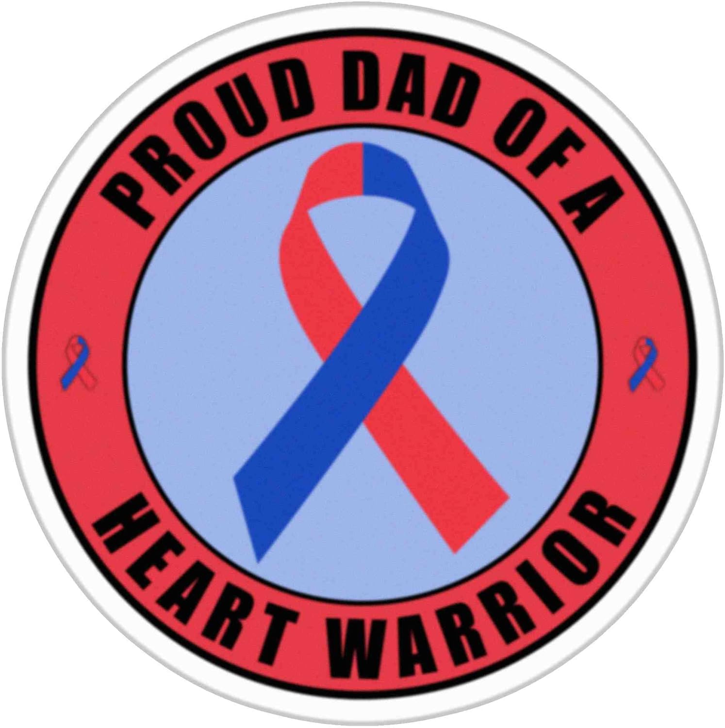 Amazon.com: CHD Awareness Sticker Proud Dad of A Heart Warrior CHD ...
