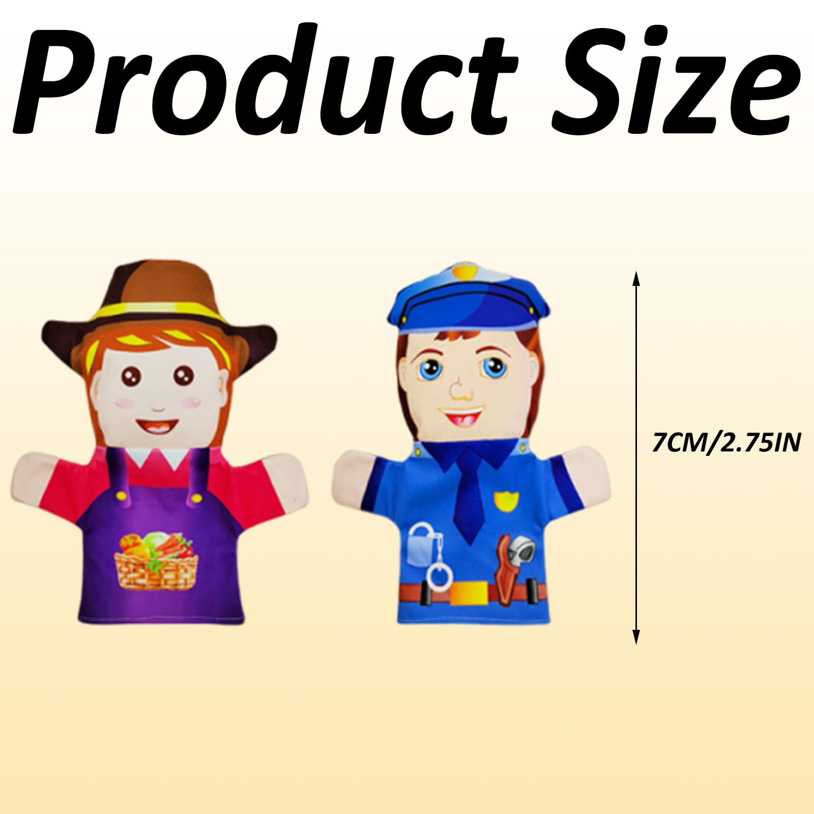 6 PCS Finger Puppets, Finger Puppets for Babies, Mini Plush Figures Set ...