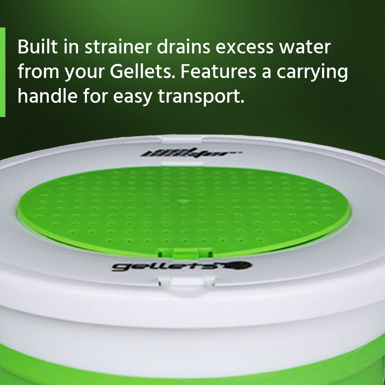 Gel Blaster Collapsible Ammo Tub (1.5 Gallon Bucket – Holds 15,000 ...