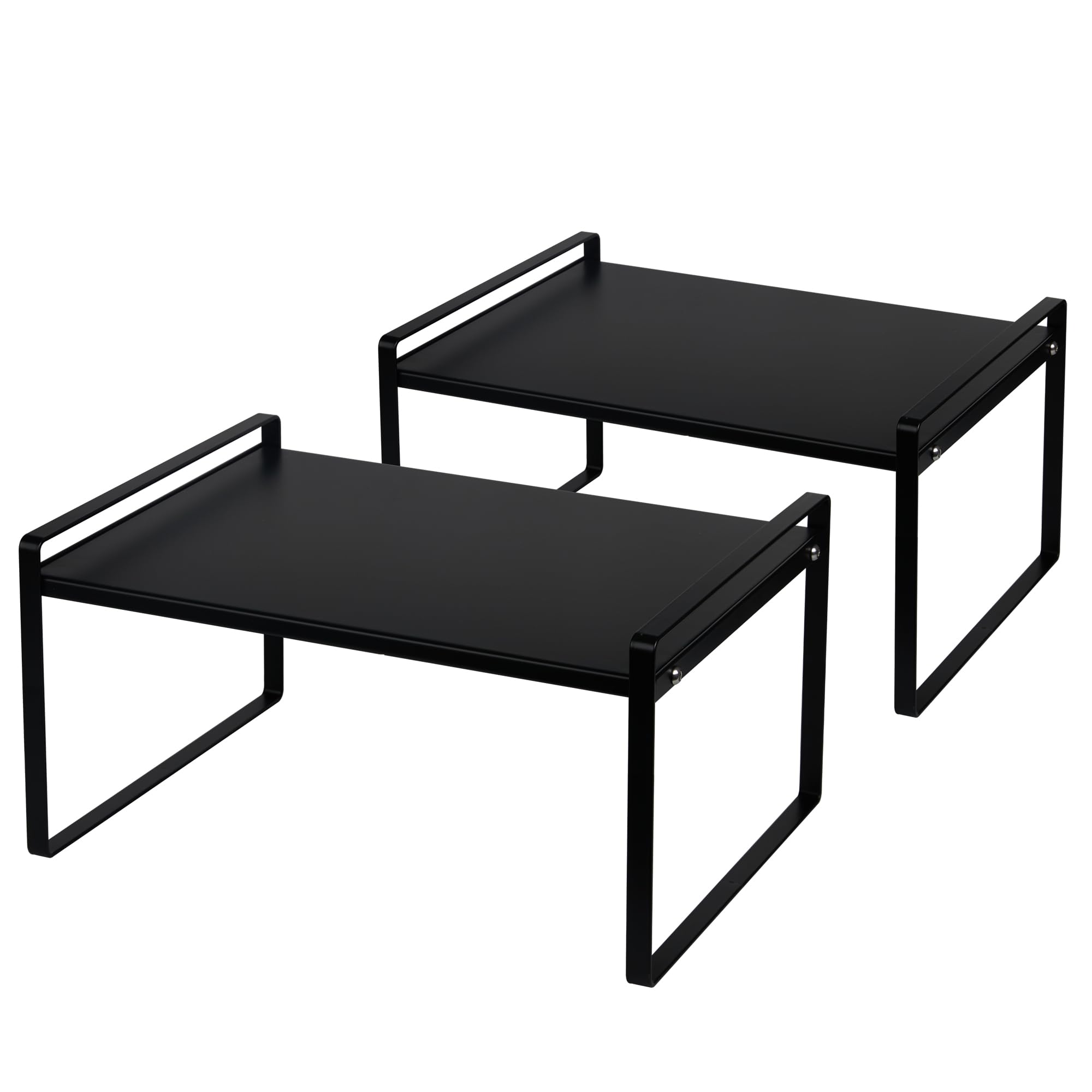 Amazon.com - Nxconsu 2Pack Cabinet Shelves Stackable Shelf Organizer ...