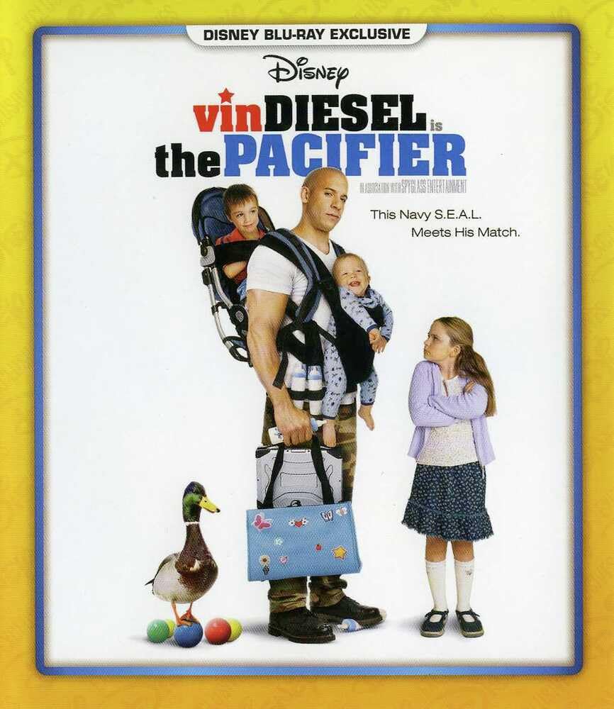 Amazon.com: Disney Movie Club: The Pacifier [Blu-ray + DVD] : Adam ...