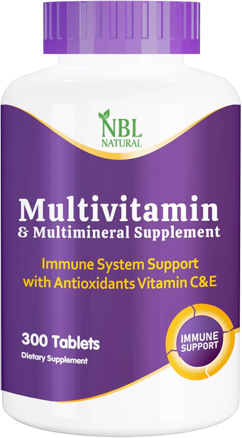 NBL NATURAL Adult Multivitamin for Women and Men, Daily Nutritional ...