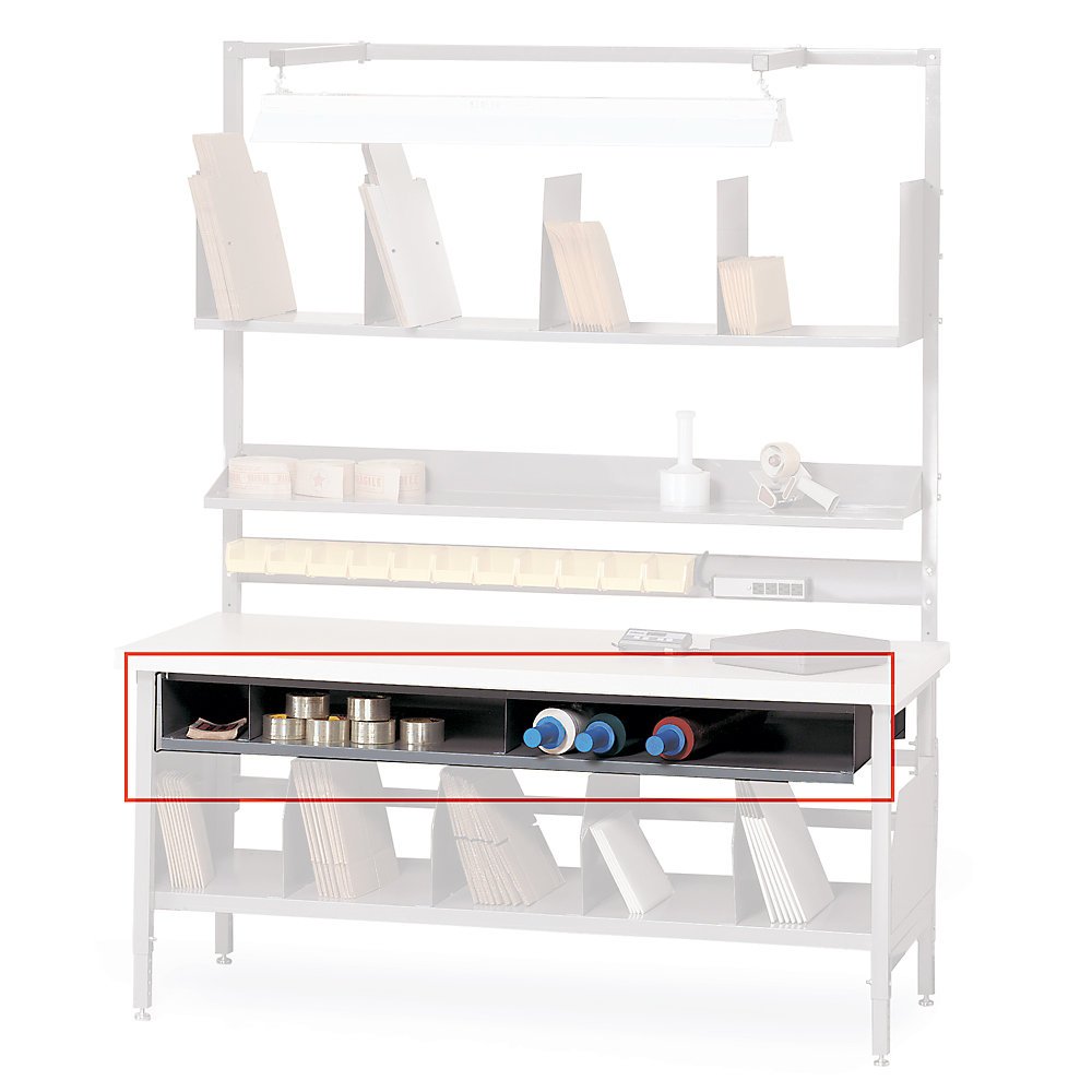 Amazon.com: Built-Rite 60" Under Bench Carton Storage For Packing ...