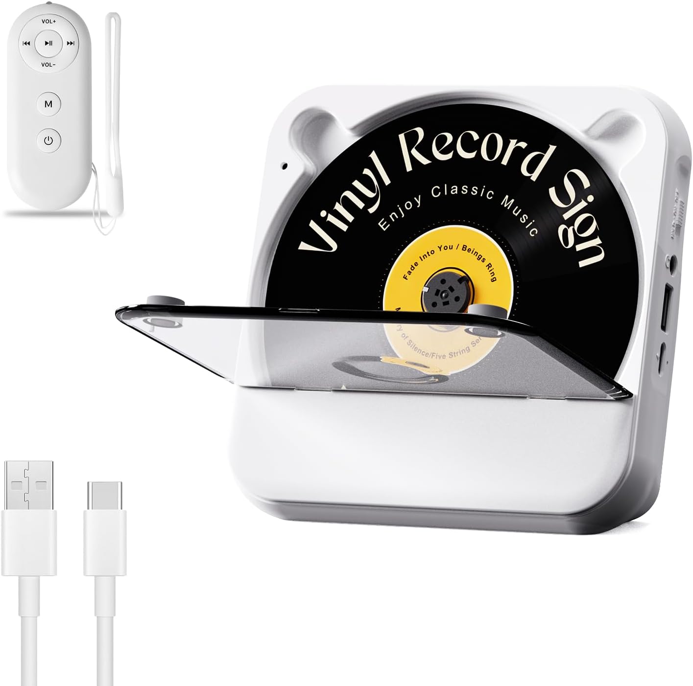 Amazon.com: Portable CD Player with Bluetooth 5.1 & Stereo Speakers ...