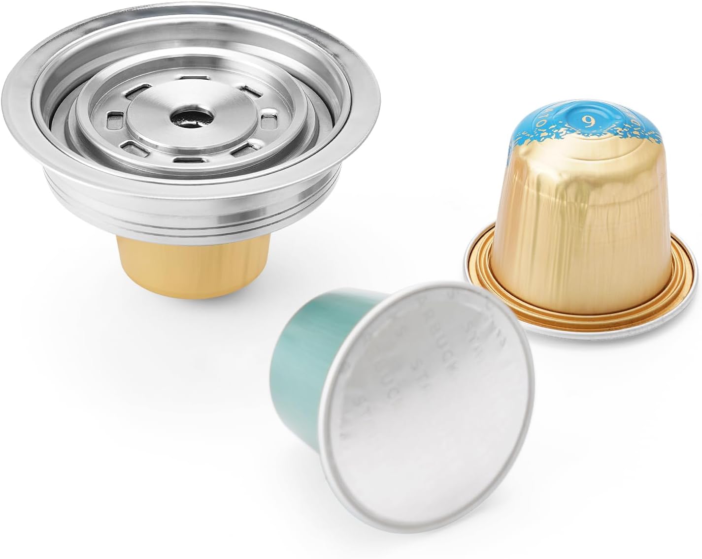 Amazon.com: Reusable Coffee Capsule Adapter for Nespresso Vertuo ...