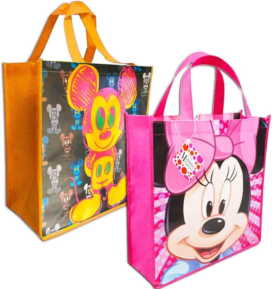Amazon.com - Disney Princess Tote Bag Set ~ Bundle of 5 Pc with 4 ...