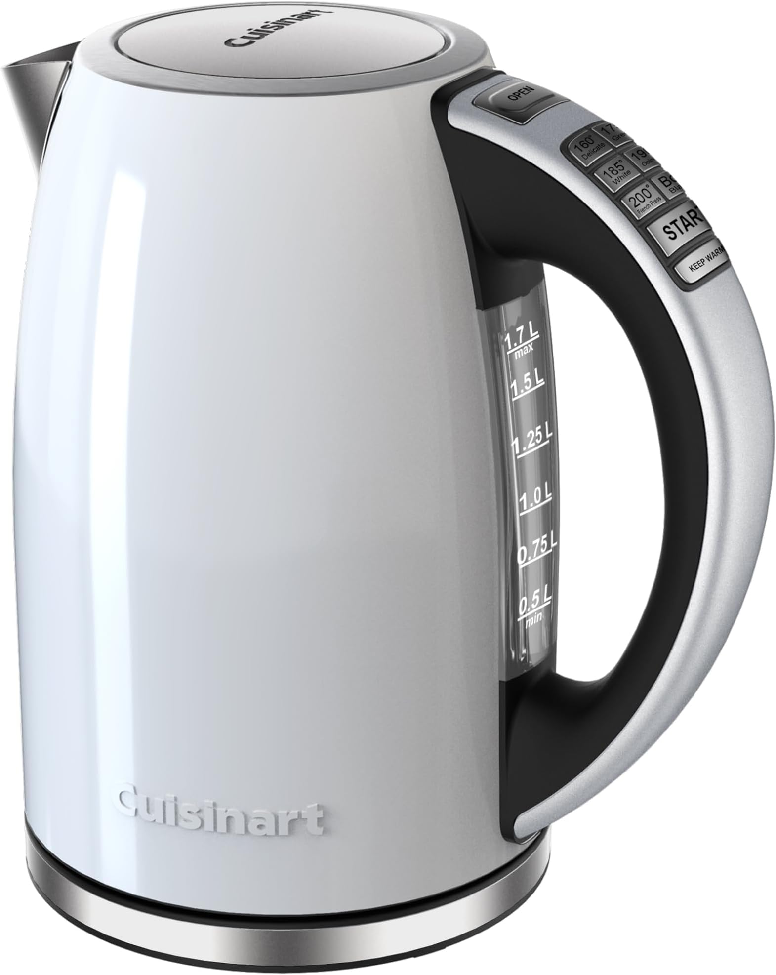 Amazon.com: Cuisinart 1.7-Liter Stainless Steel Cordless Electric ...