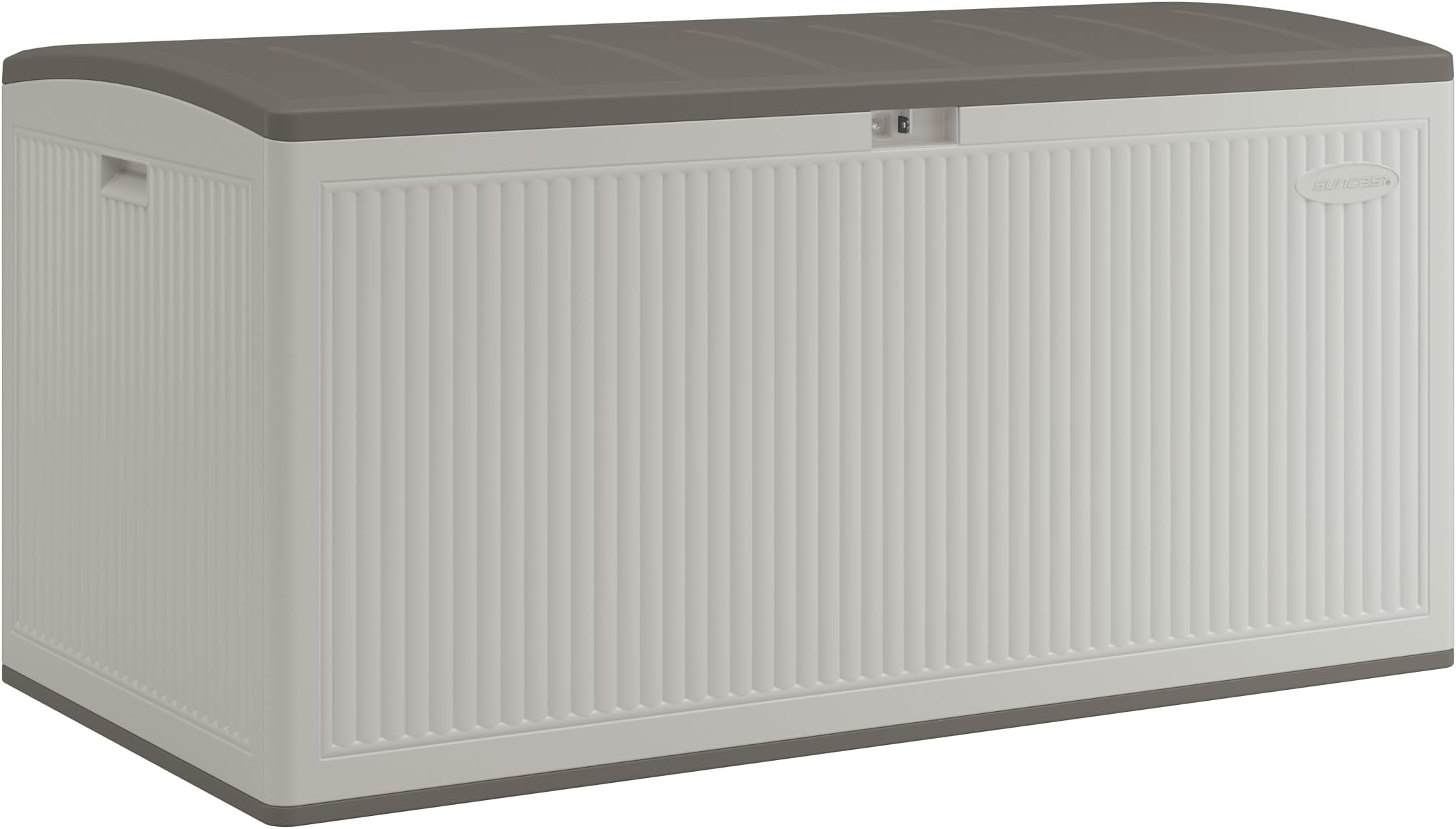 Amazon.com: Suncast 160-Gal. All-Weather Resin Patio Deck Box with Pad ...