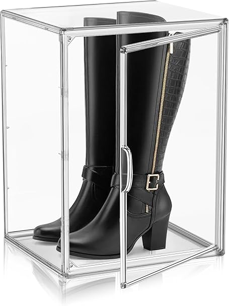 Amazon.com: XX-Large Acrylic Display Case, Boot Boxes for Tall Boots ...