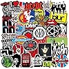 Amazon.com: Rock Band Stickers 100pcs Classic Rock Music Stickers for ...