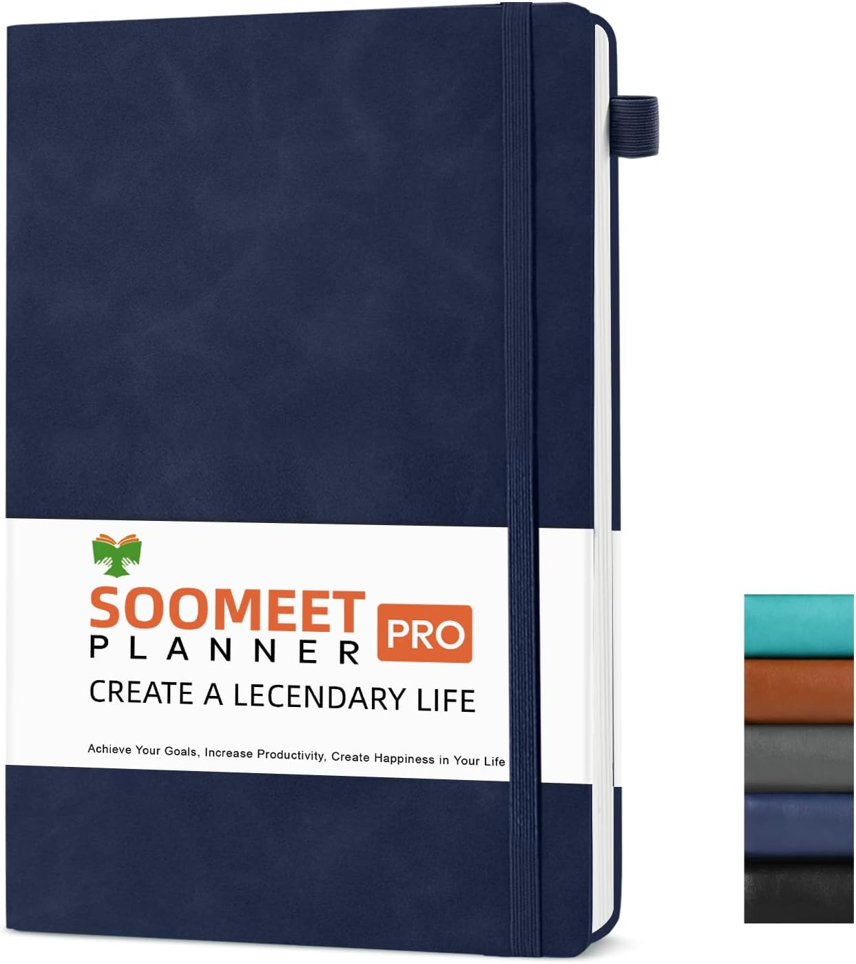 Amazon.com : Soomeet Lined Journal Notebook, 200 Pages, Leather ...