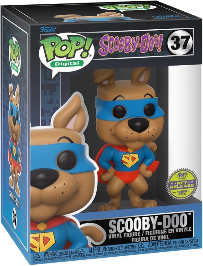 Funko Pop! Digital: Scooby-Doo (Super Scooby) #37 - Limited Edition 999 ...