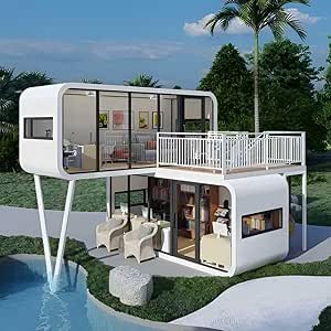 Amazon.com : HASHMI HOMES Detachable Luxury 2 Story Pod House, Space ...