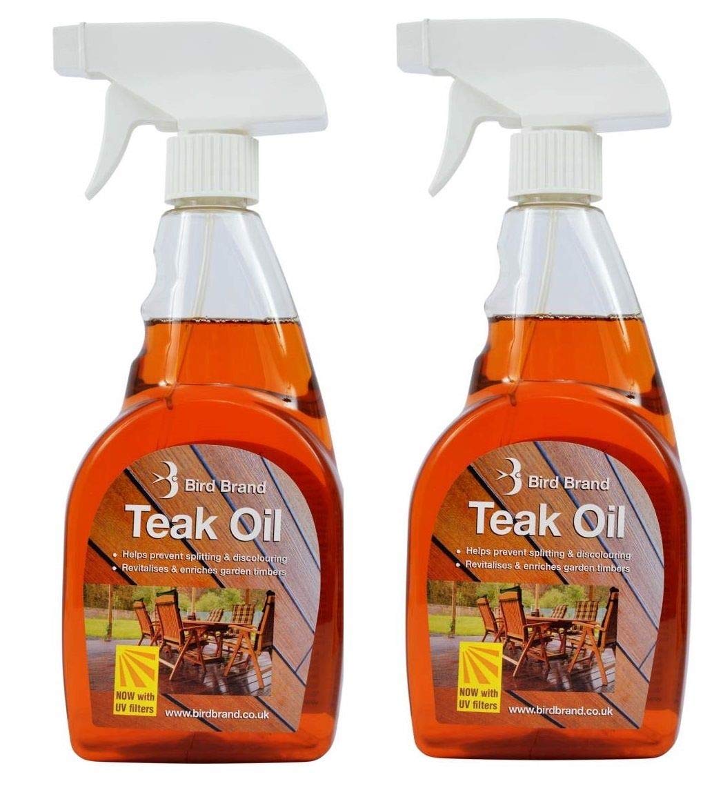 Buy 2 X 500ml Teak Oil Spray Traditional Wood Timber Low Sheen ...