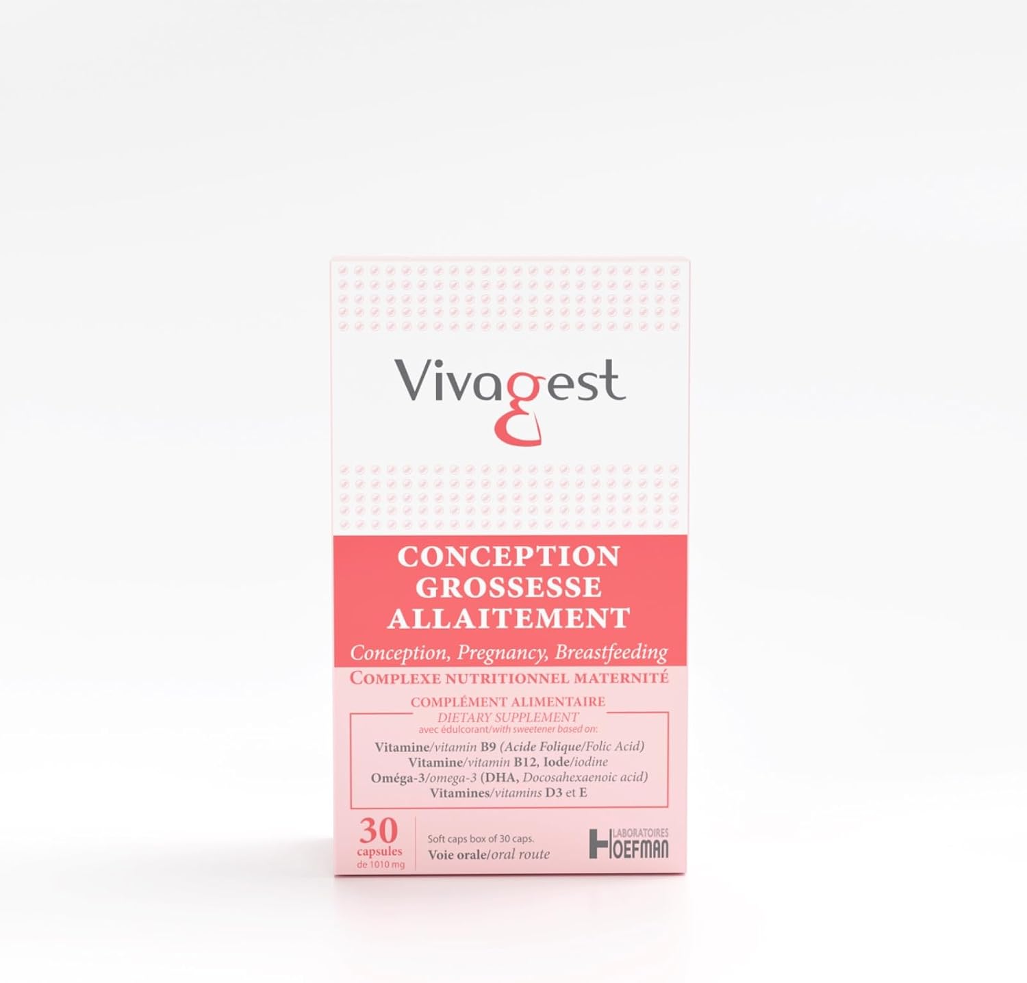 Vivagest – Complément Triple Action Fertilité, préconception, grossesse, allaitement - Omégas-3 ...