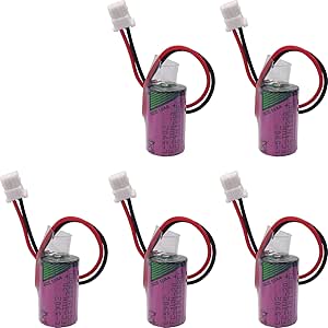 Amazon.com: DDYAN 5 New TL-5902 1200mAh 1/2 AA 3.6 Volt Lithium Battery ...