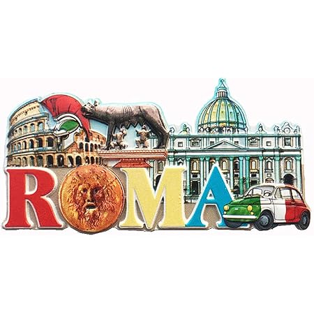 Amazon.com: Vatican, Colosseum Rome Italy 3D Fridge Magnet Souvenir ...