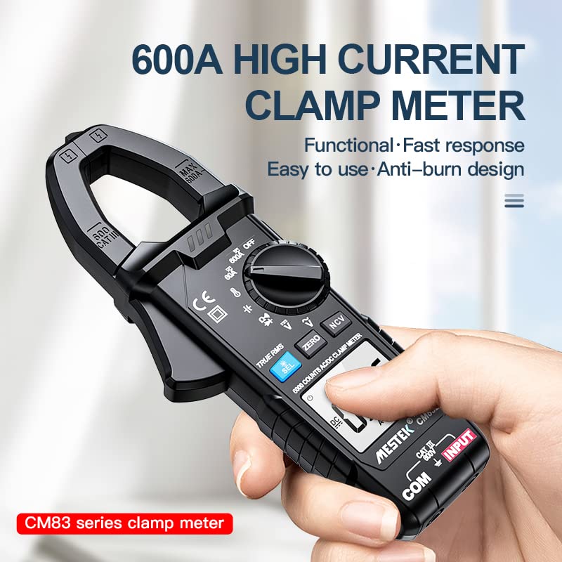 Amperometric Clamp Meter Pliers Ammeter Professional Digital Automotive ...