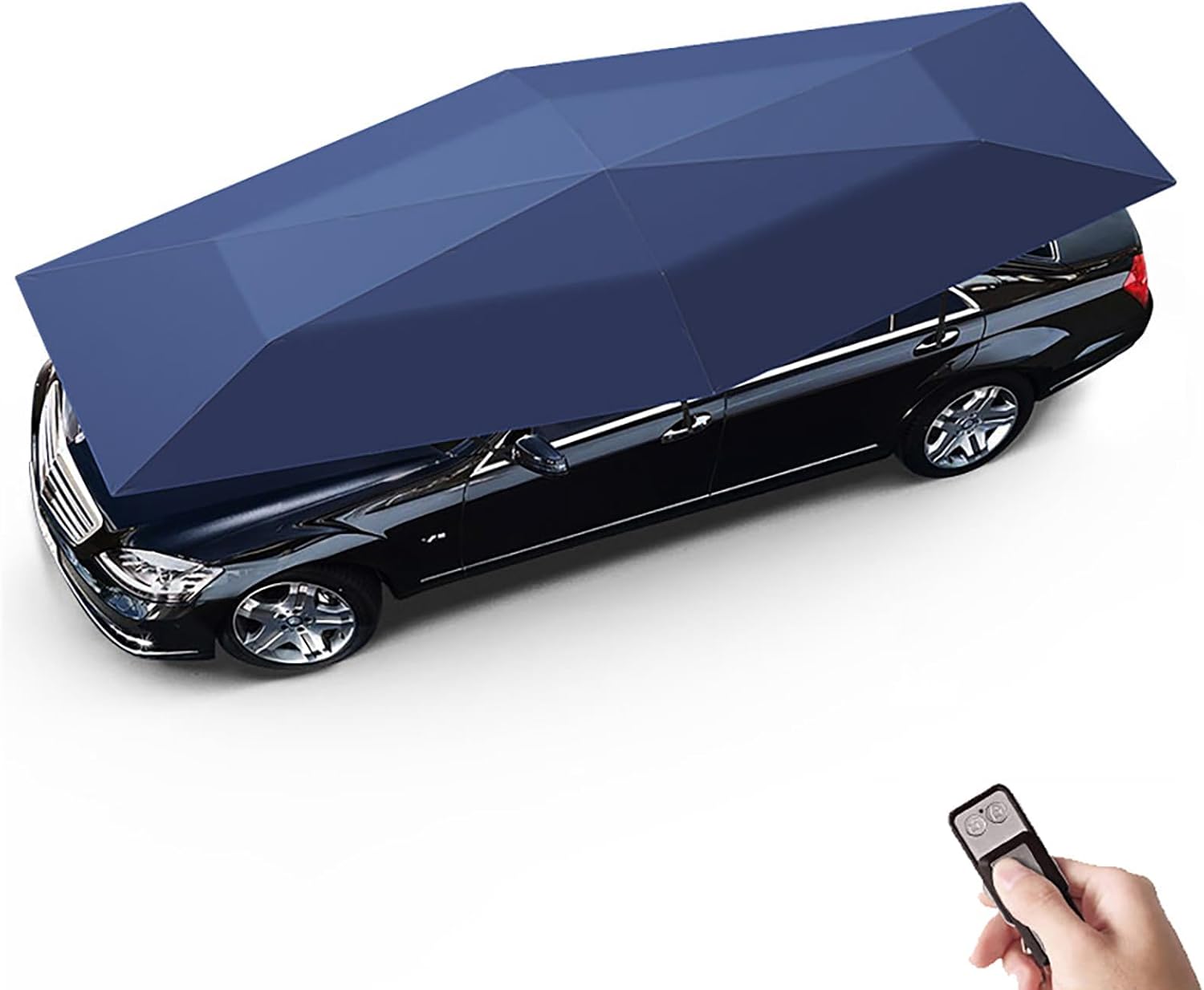 Amazon.com: Fully Automatic Car Cover Waterproof, Car Tent Removable ...