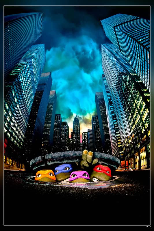POSTERDADDY Teenage Mutant Ninja Turtles Matte Finish Paper Poster ...