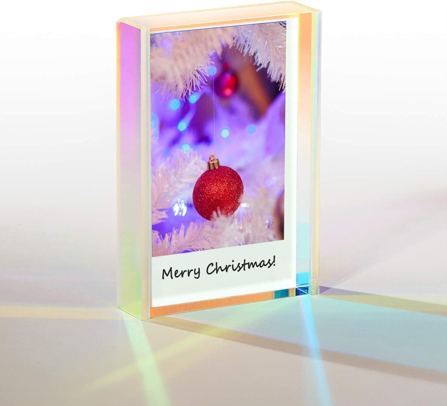 WINKINE Instax Picture Frame 2x3, Iridescent Free Standing Instax Mini ...