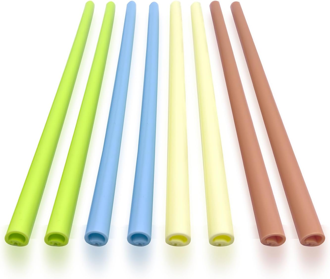 Amazon.com: Reusable Silicone Straws-Snap Straw-Openable Design, BPA ...