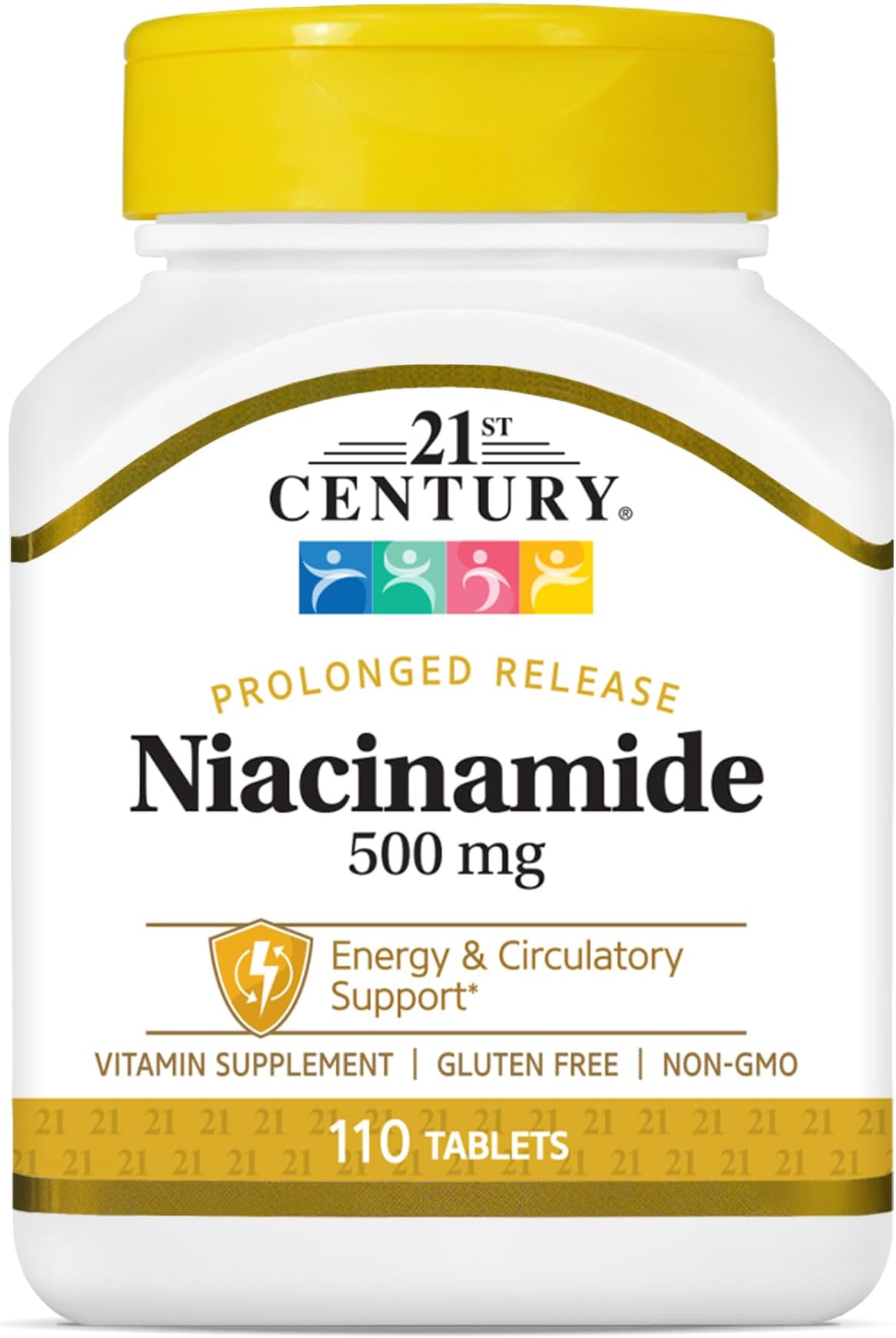 Amazon.com: 21st Century Niacin 500 mg Prolonged Release Tablets, 100 ...