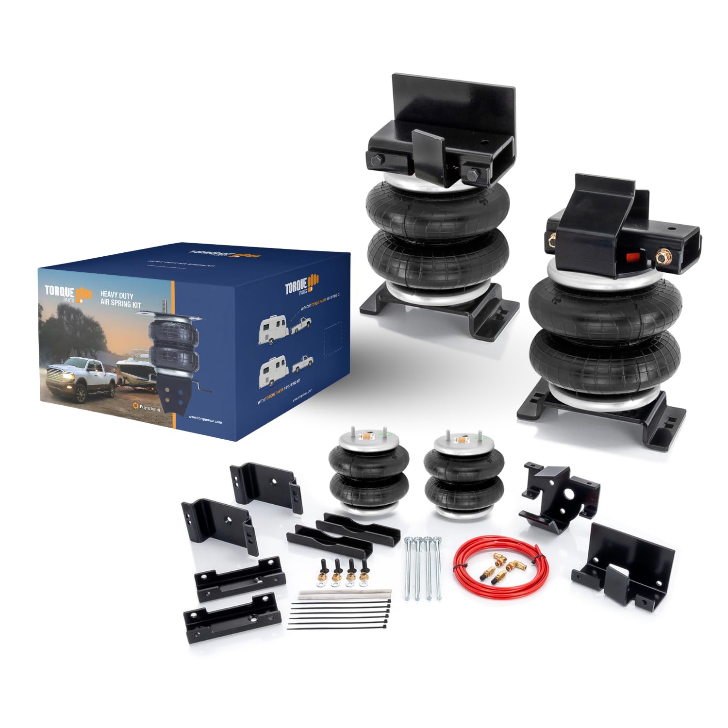 Snapklik.com : TORQUE Airbag Air Bag Suspension Kit For 2014-2025 Dodge ...