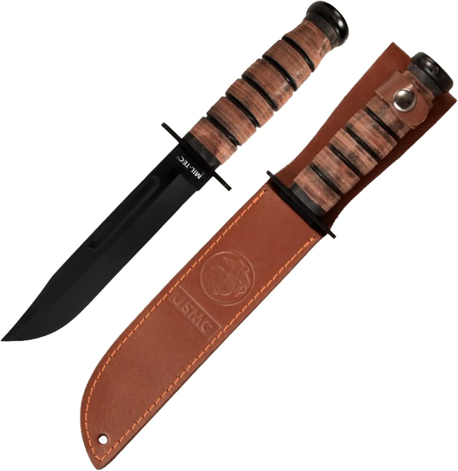 Coltello a Lama Fissa Acciaio Inossidabile, Coltello a Lama Fissa 32cm ...