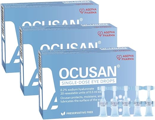 Ocusan® EDO Augentropfen in Einzeldosen Mit Hyaluronsäure und Ohne ...