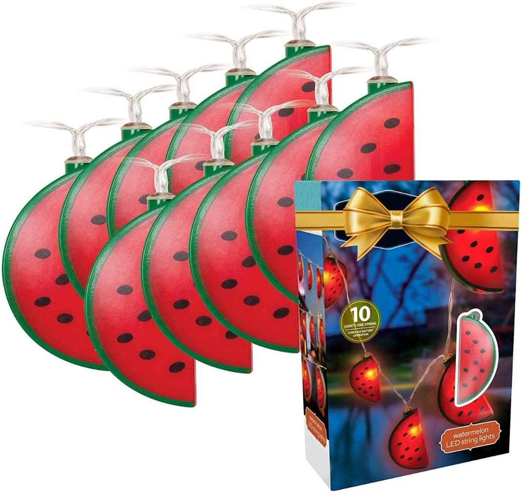 Amazon.com: LED Watermelon Battery Operated String Lights - 10 pcs Set ...