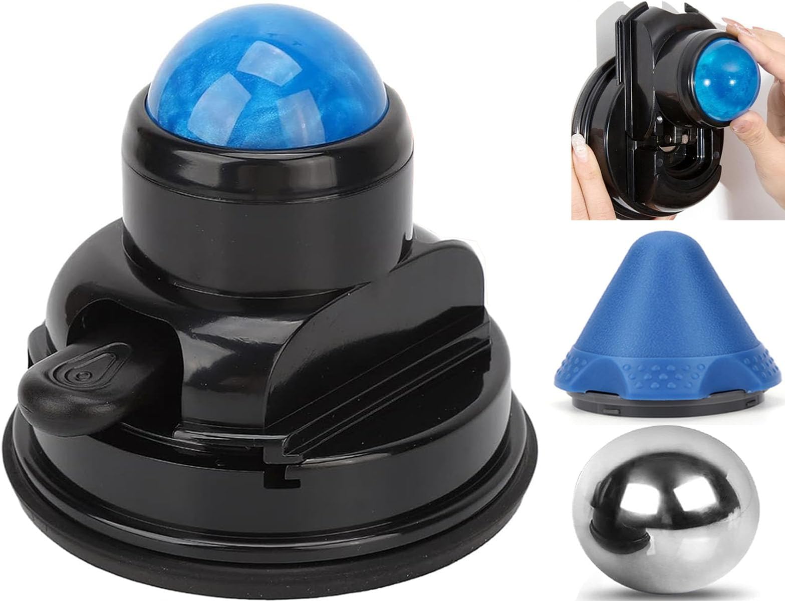 Amazon.com: Symbodi Vertiball Mountable Muscle Massage Ball for Pain Relief, Trigger Point Ball ...