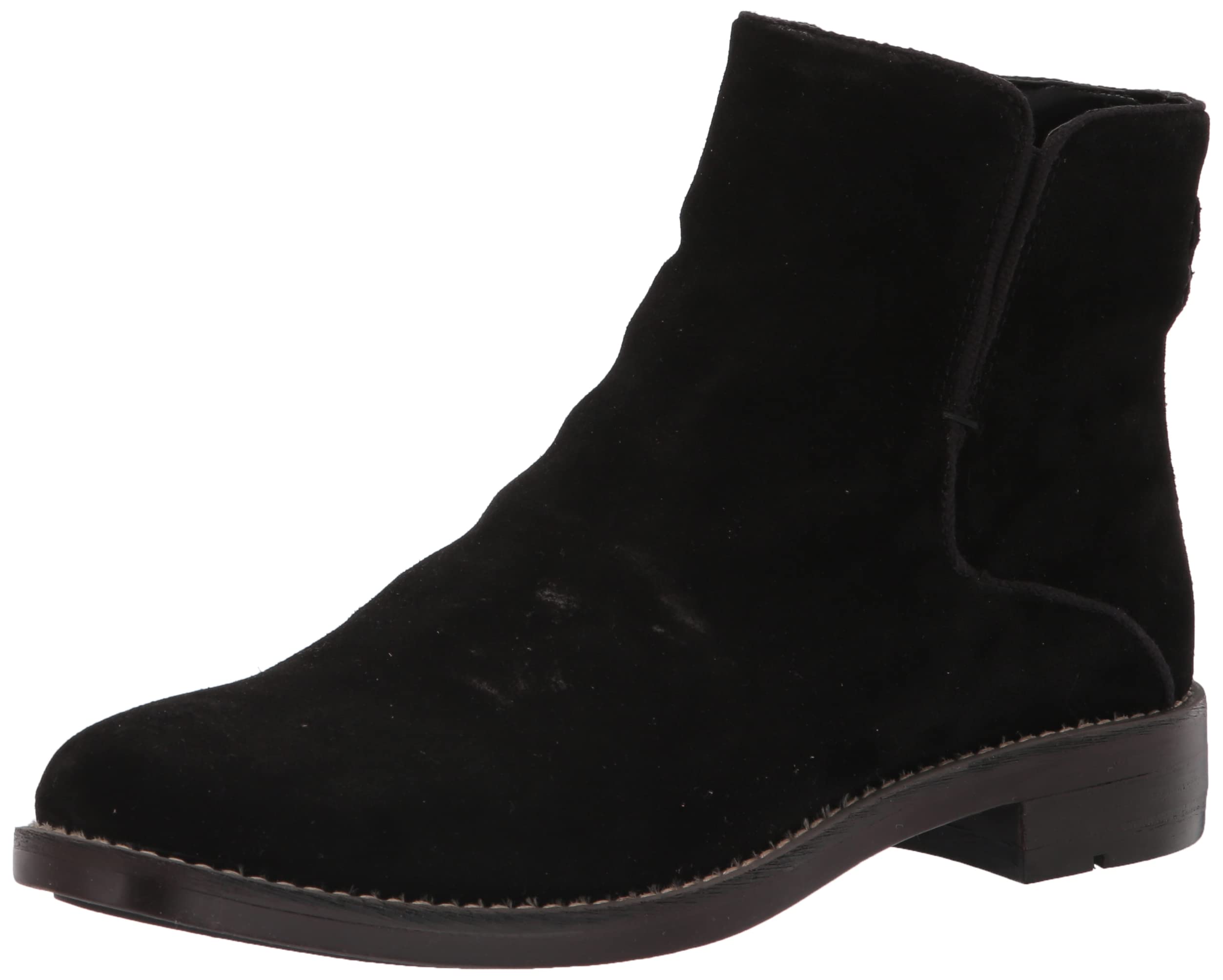 Franco Sarto Women's Marcus Ankle Boot, Black Suede, 7