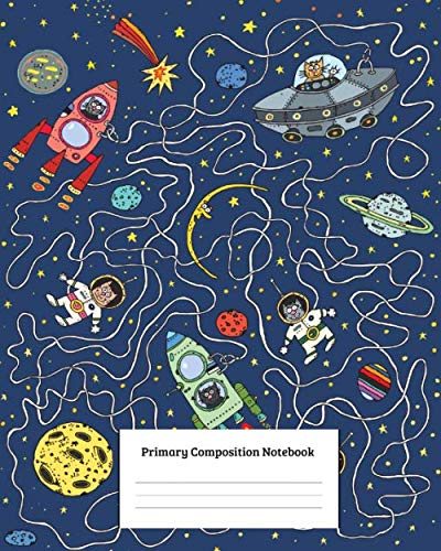 Primary Composition Notebook: No Picture Space, Primary Ruled Lines ...