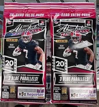2023 Panini Absolute Football 2 Cello Value Pack Lot FACTORY SEALED ...