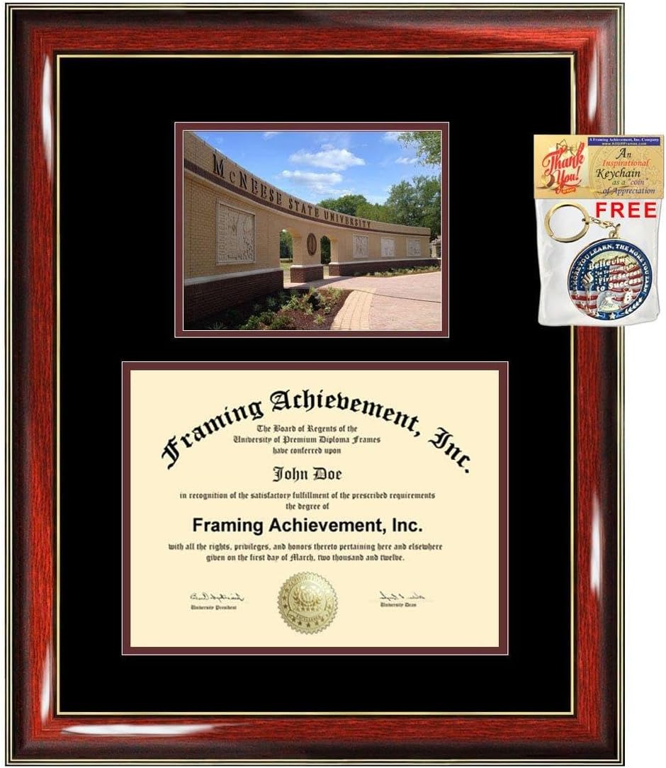 Amazon.com - AllGiftFrames McNeese State University Diploma Frame ...