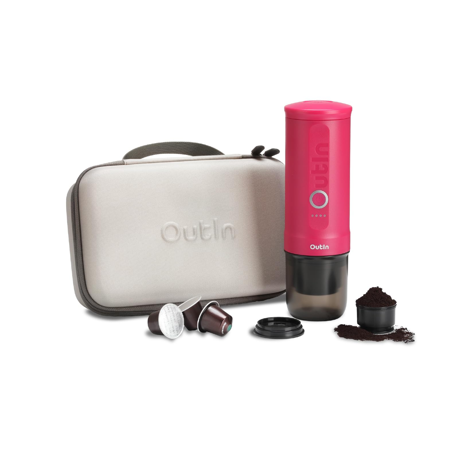 Amazon.com: Outin Nano Portable Electric Espresso Machine with Carrying ...