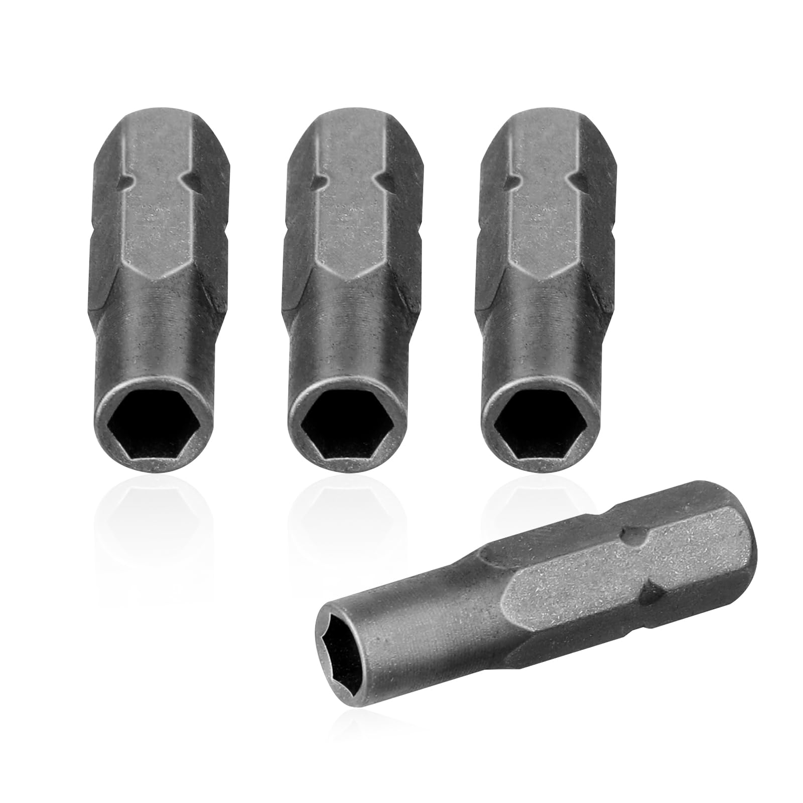 Amazon.com: 4 pack Screw Driver Bit Adapter, 6.35mm 1/4" Insert Bit ...