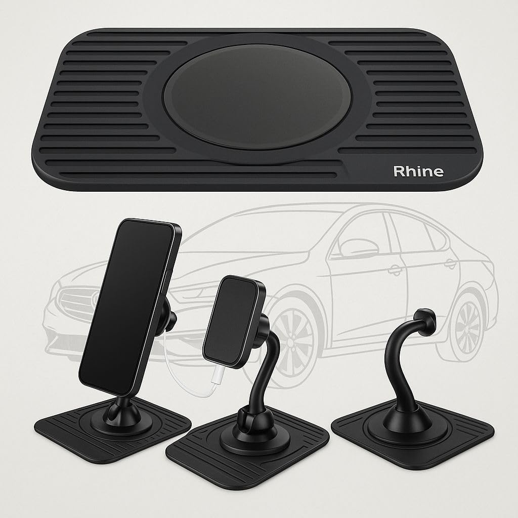Car Sat Nav Tomtom Garmin Mobile GPS Rubber Dash Board Non Stick Mount ...