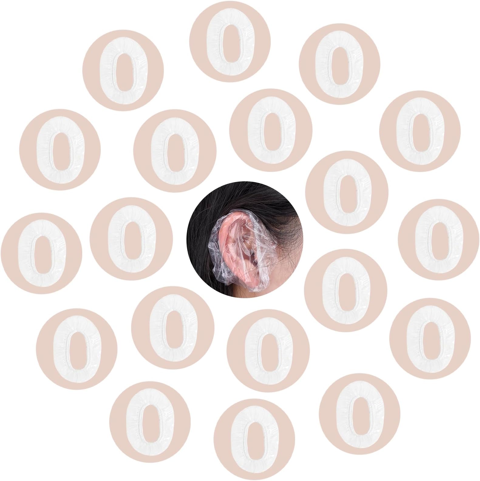 Amazon.com : Keeygo 120 Pack Disposable Ear Covers For Shower ...