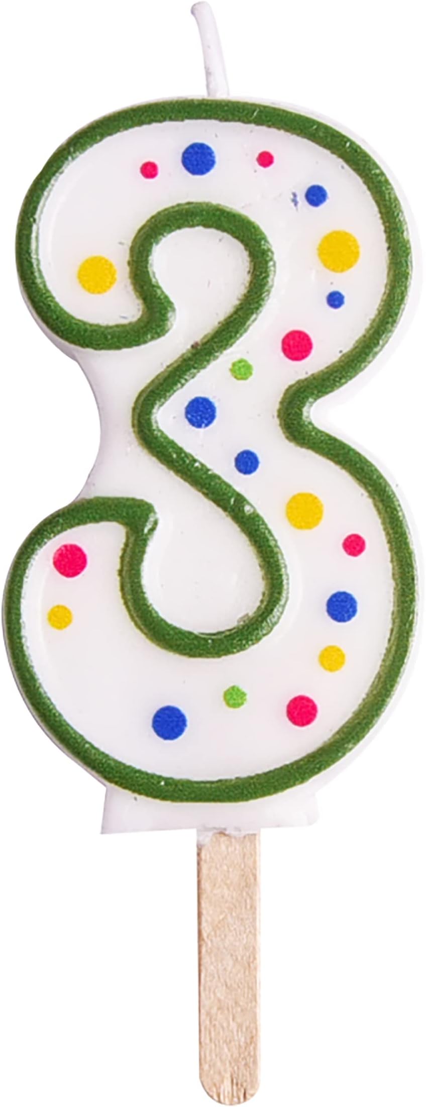 PME Silver Glitter Number Candle 3 : Amazon.co.uk: Home & Kitchen