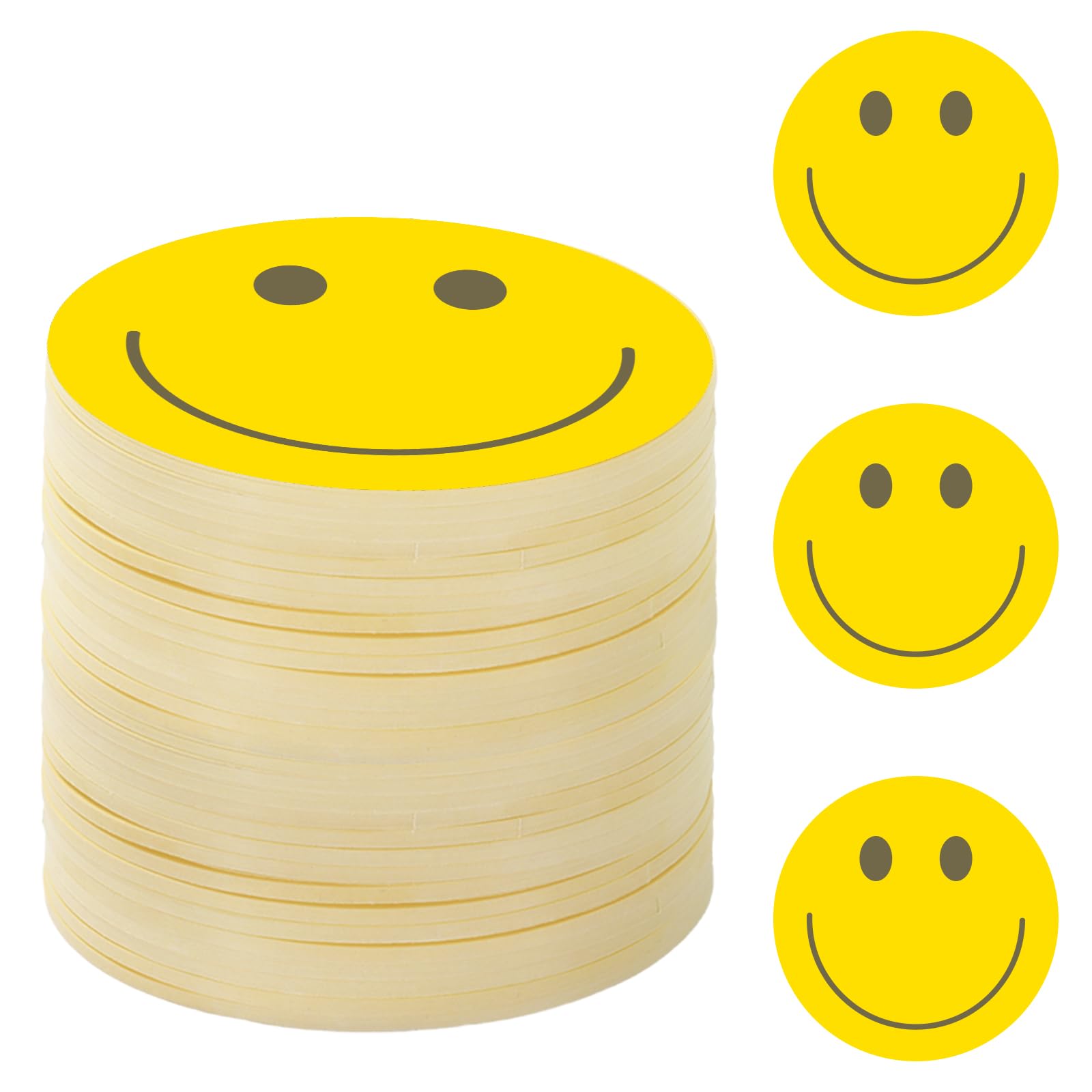 Amazon.com : JarThenaAMCS 24 Pack Smile Face Sticky Notes Yellow Sticky ...