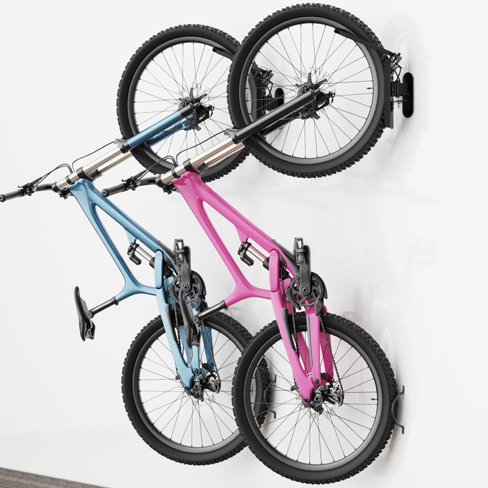 Snapklik.com : Swivel Bike Wall Rack, Vertical Bicycle Wall Mount For ...