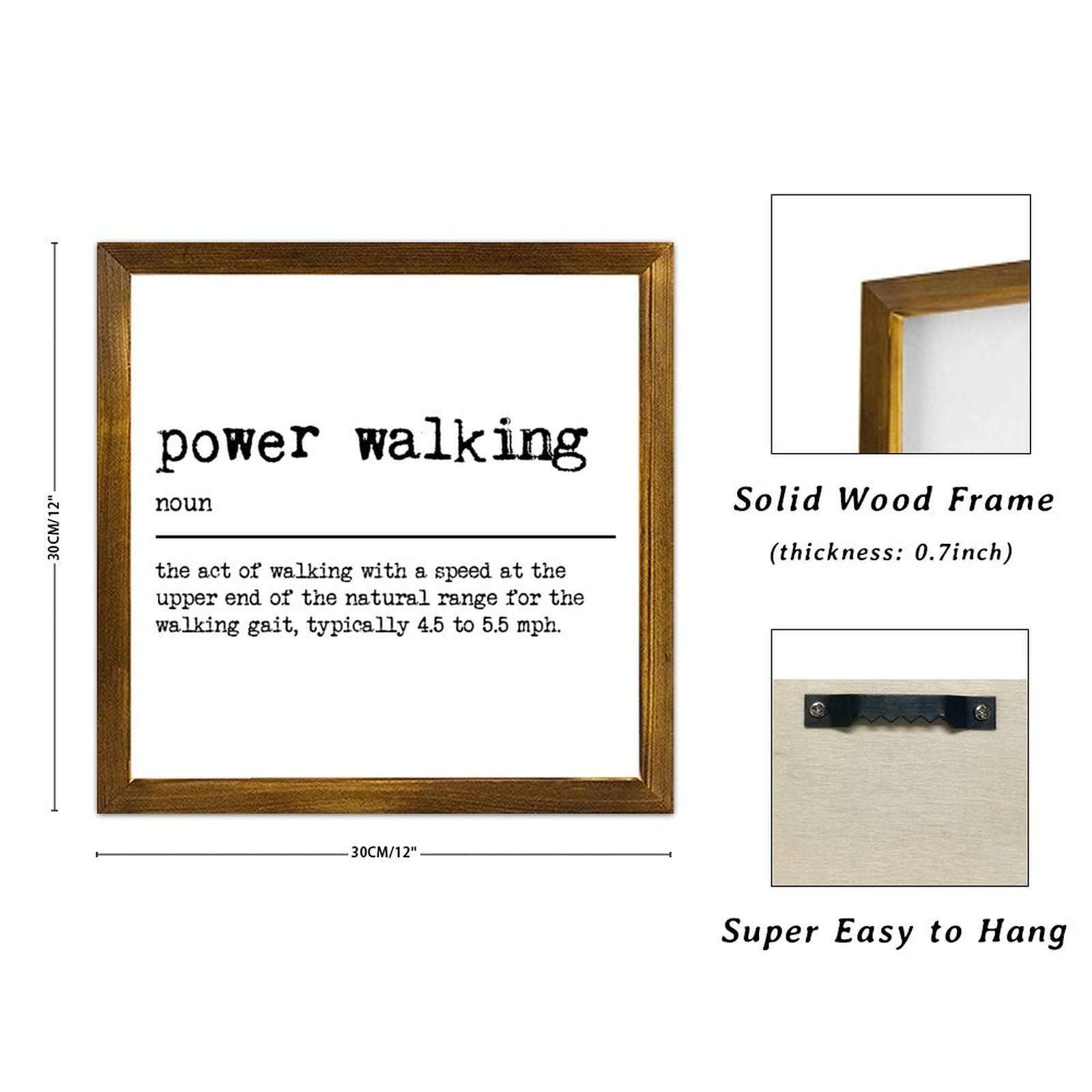 Walking Hang Signs