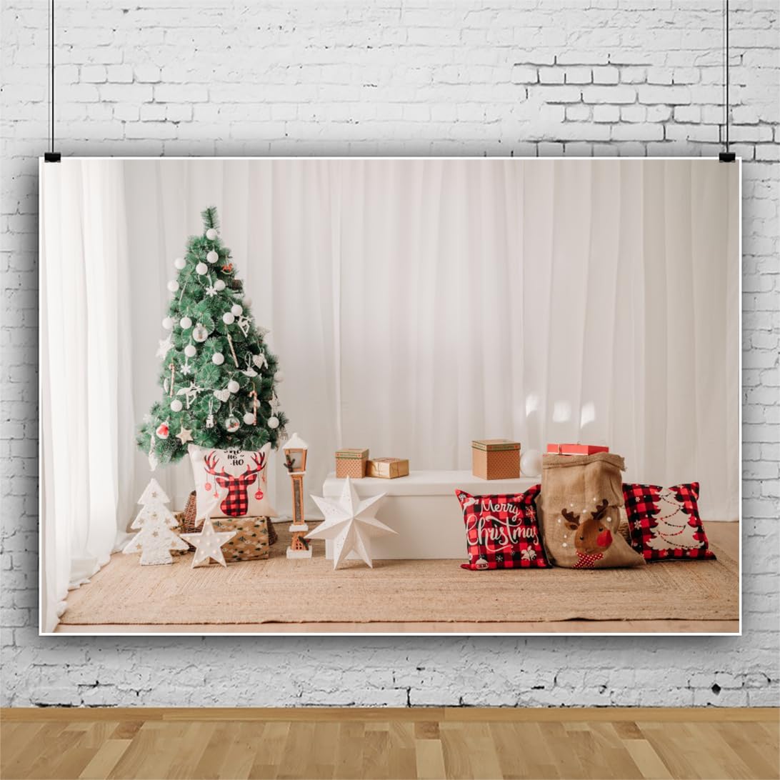 Indoor Christmas Tree Scene