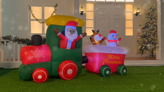 Lighted Train Outdoor Christmas Decoration