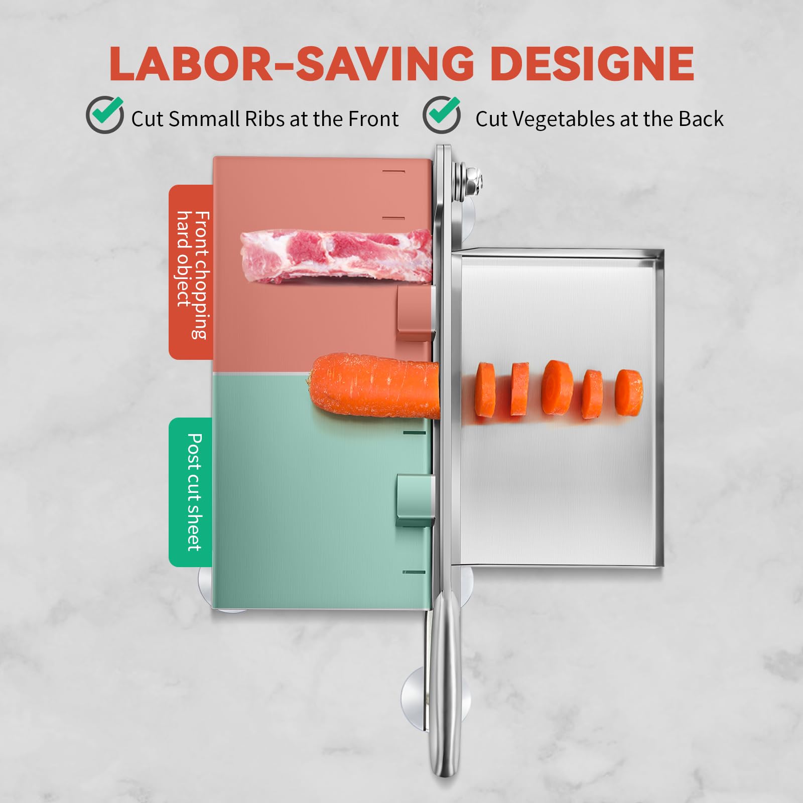 Snapklik.com : BAOSHISHAN Meat Slicer Manual Ribs Cutter For Small Ribs ...