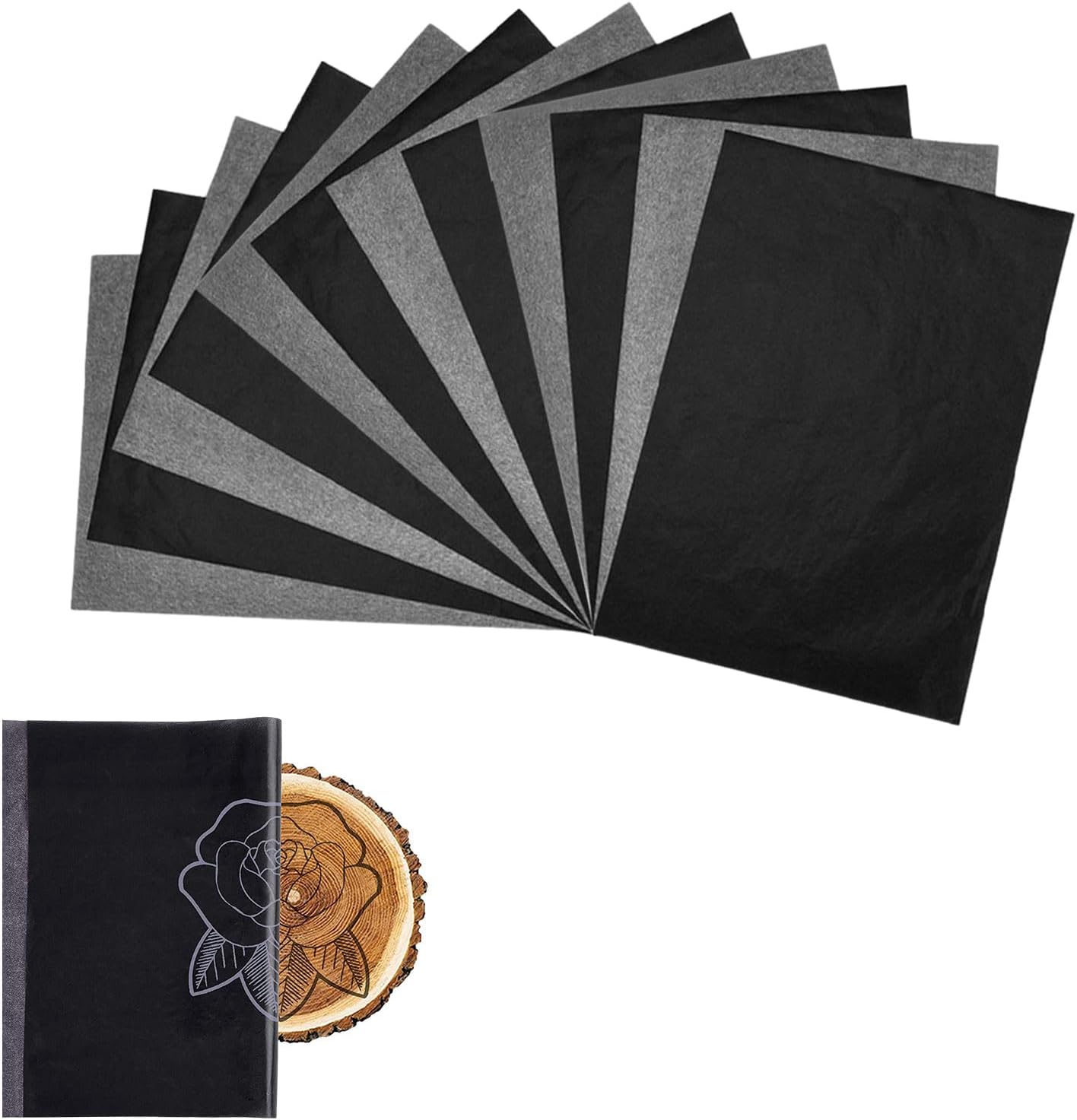 50 Sheets Carbon Paper A4 Carbon Copy Paper Carbon Transfer Paper ...